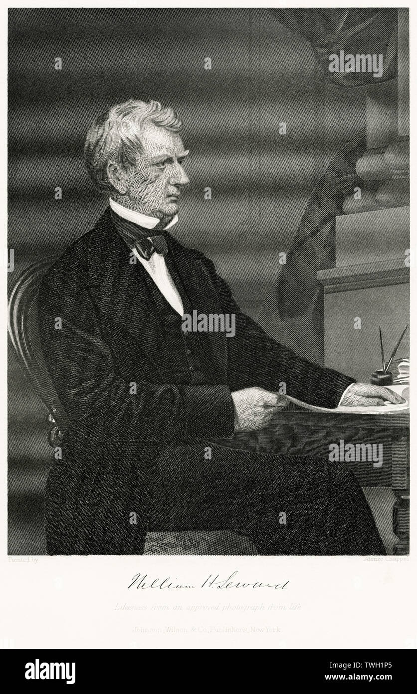 William Henry Seward (1801-72), American Politician, Antislavery ...