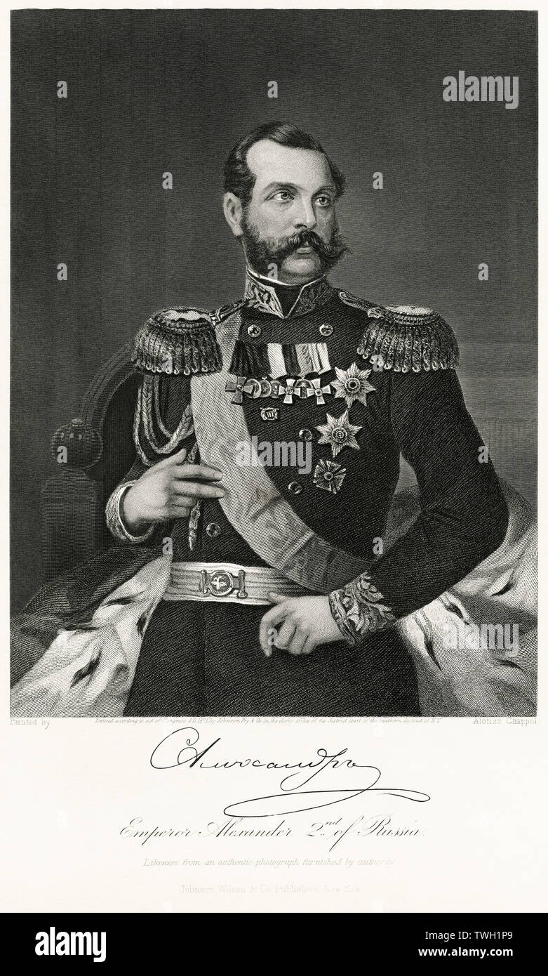 Czar alexander ii of russia hi-res stock photography and images - Alamy