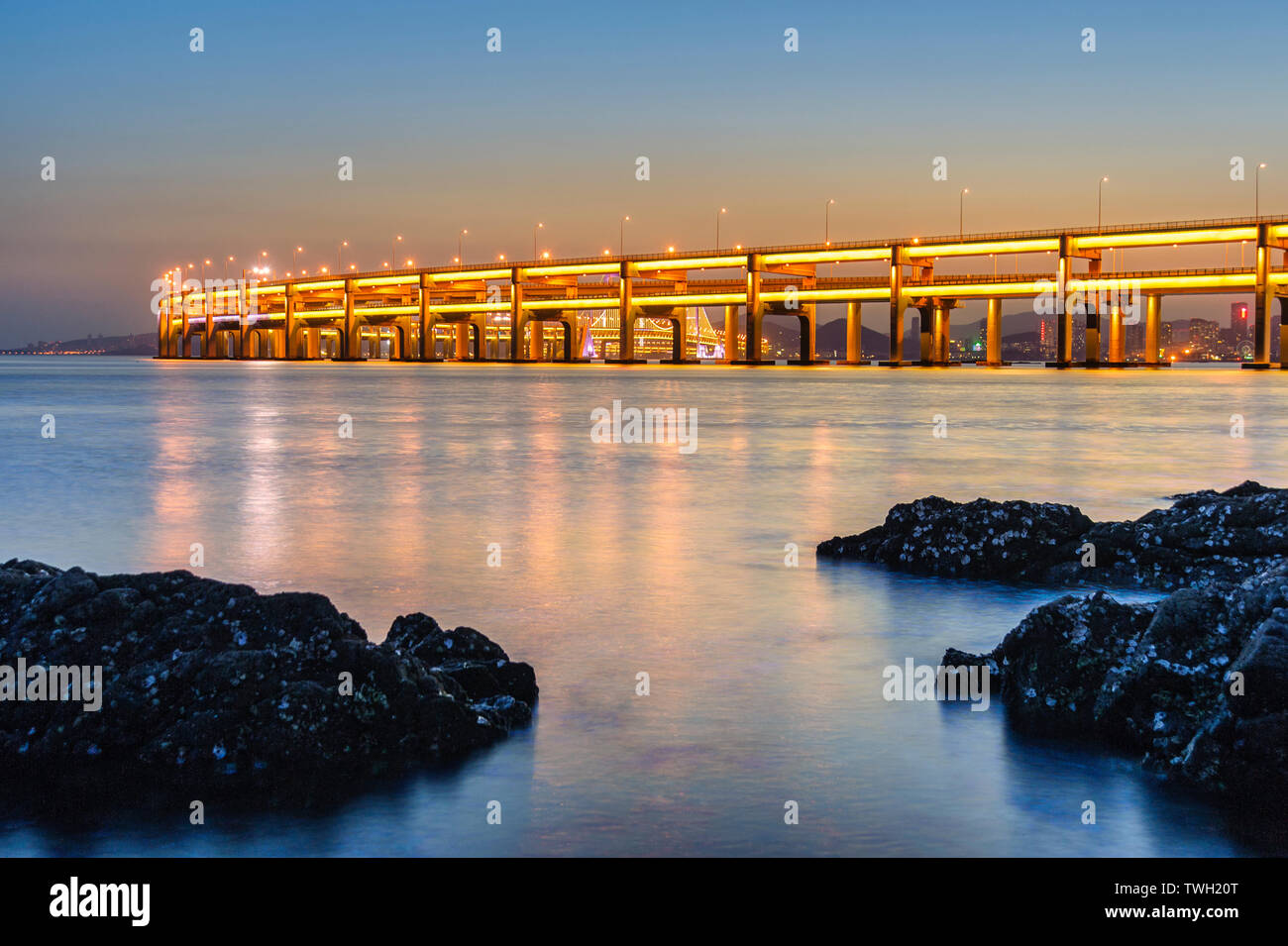 The Star Bay Bridge Stock Photo - Alamy
