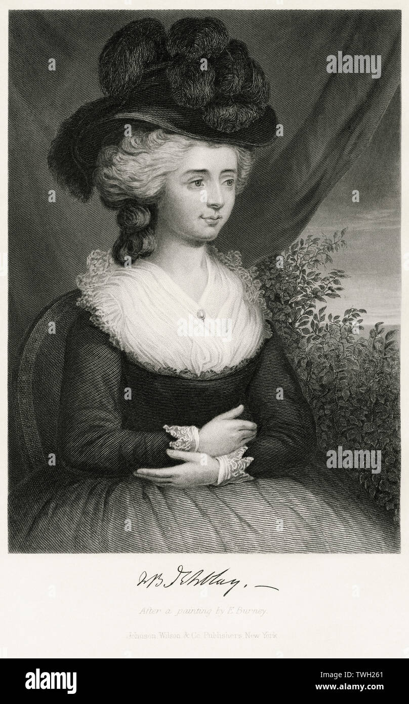 Madame darblay fanny frances burney hi-res stock photography and images ...