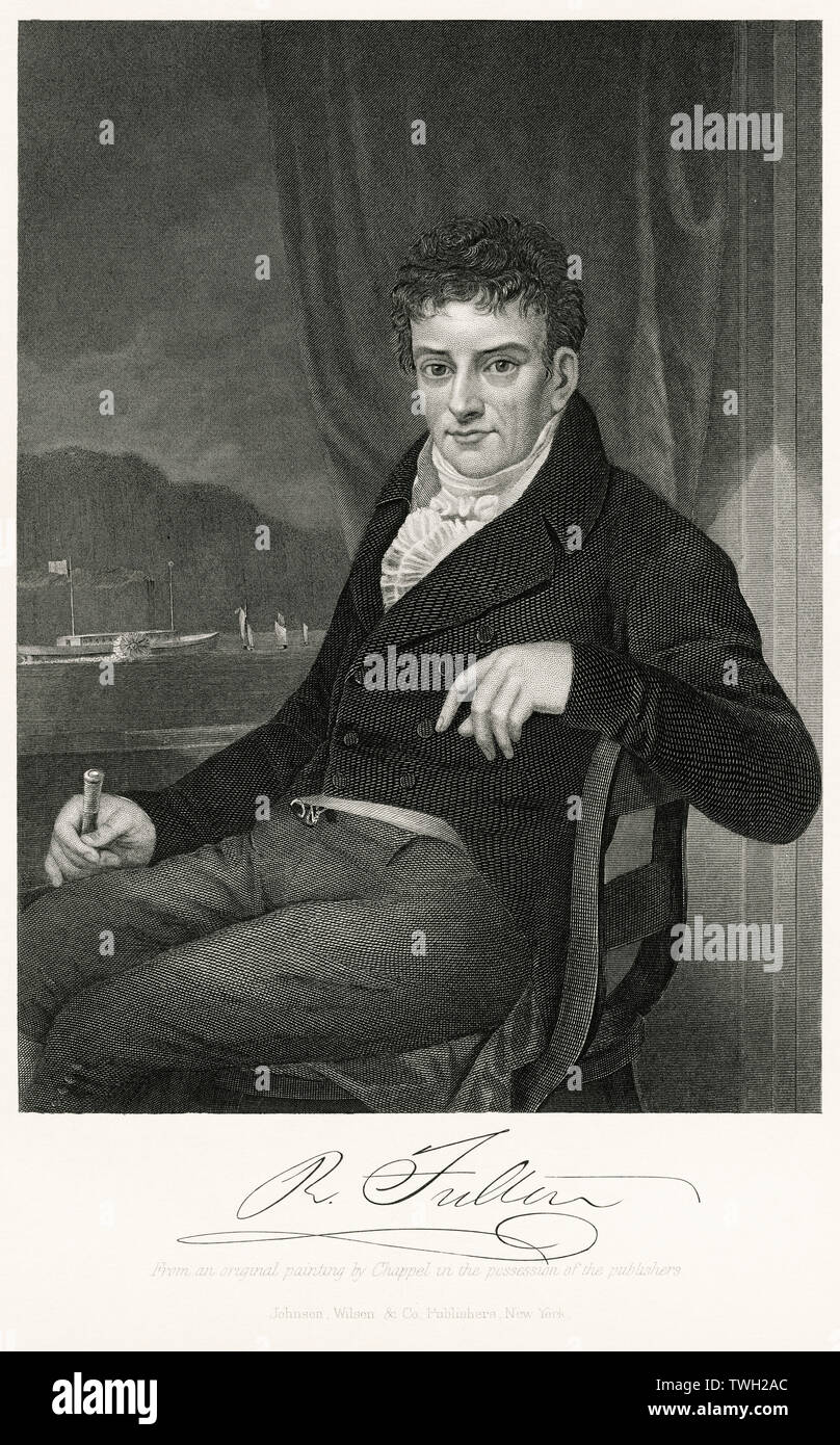 Robert fulton steamboat hi-res stock photography and images - Alamy