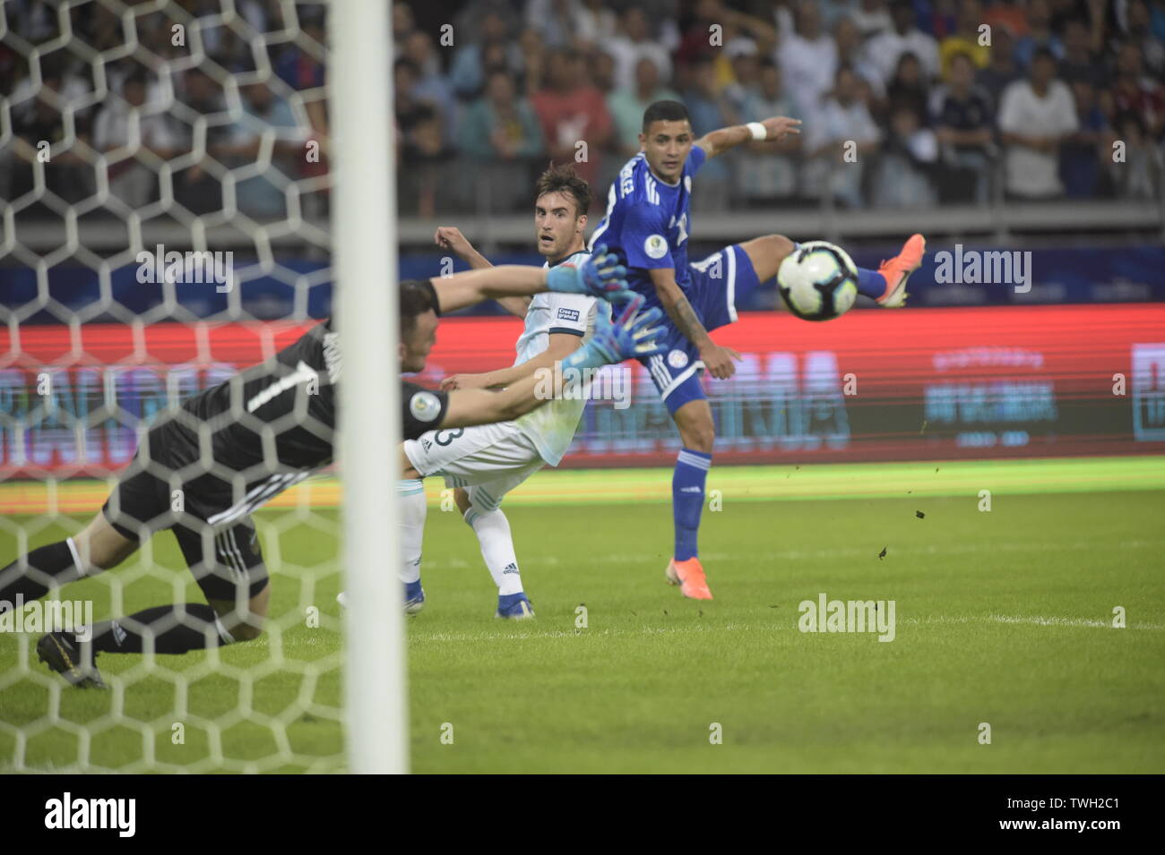 BELO HORIZONTE, BRAZIL - June 19, 2019: Lionel Messi of Argentina ...