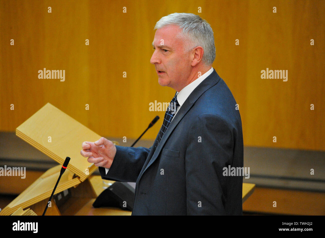 Edinburgh, UK. 20 June 2019. PICTURED: James Kelly. Stage 3 Proceedings ...