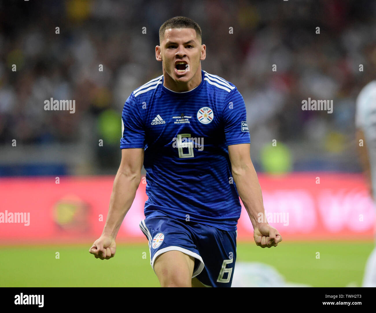 BELO HORIZONTE, BRAZIL - June 19, 2019: Lionel Messi of Argentina ...