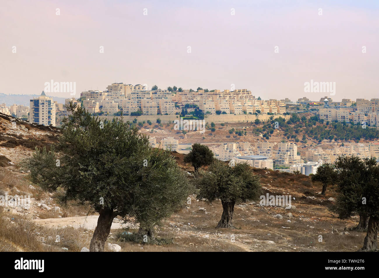 View of new buildings in the south of Jerusalem, Israel Stock Photo - Alamy
