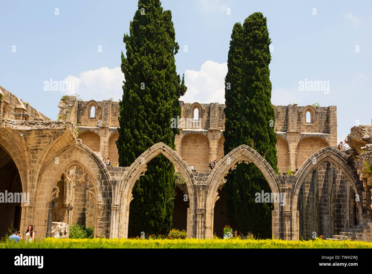 Bellapais Abbey on the Kyrenia Range, Turkish Republic of Northern ...