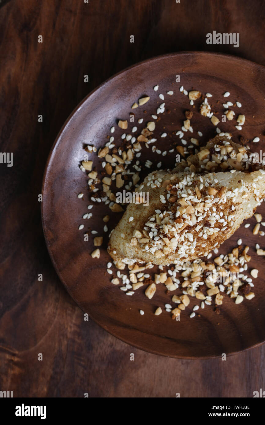 Chinese traditional snack Ciba hemp rice cake Stock Photo - Alamy