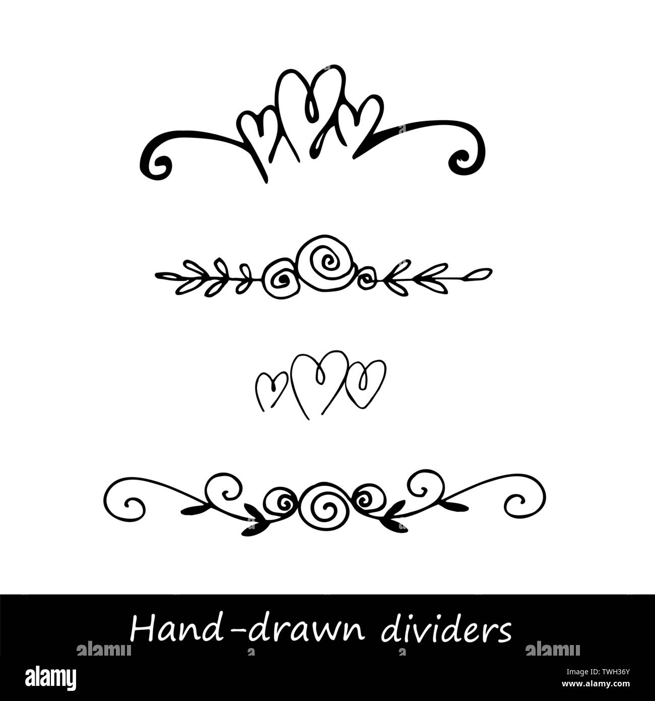 Borders christmas dividers Stock Vector Images - Alamy
