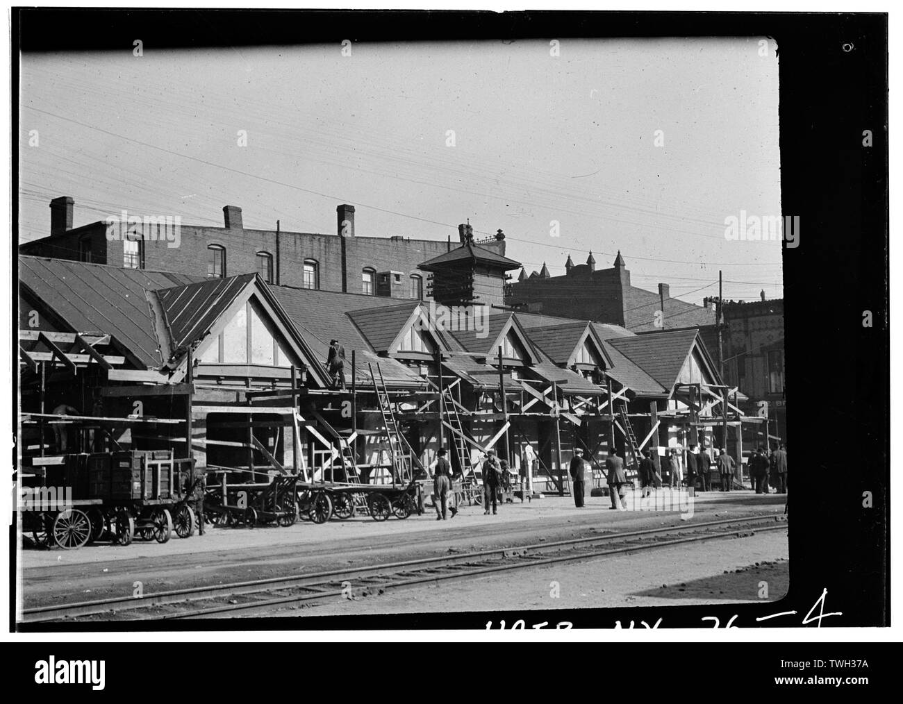 Remodeling of station - Erie Railway, Corning Station, Erie Avenue and ...