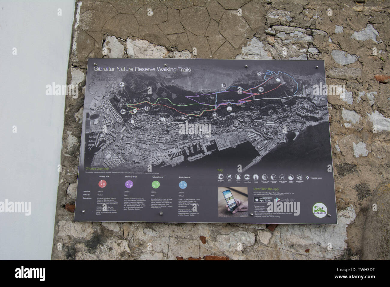 Map Of Gibraltar High Resolution Stock Photography and Images - Alamy