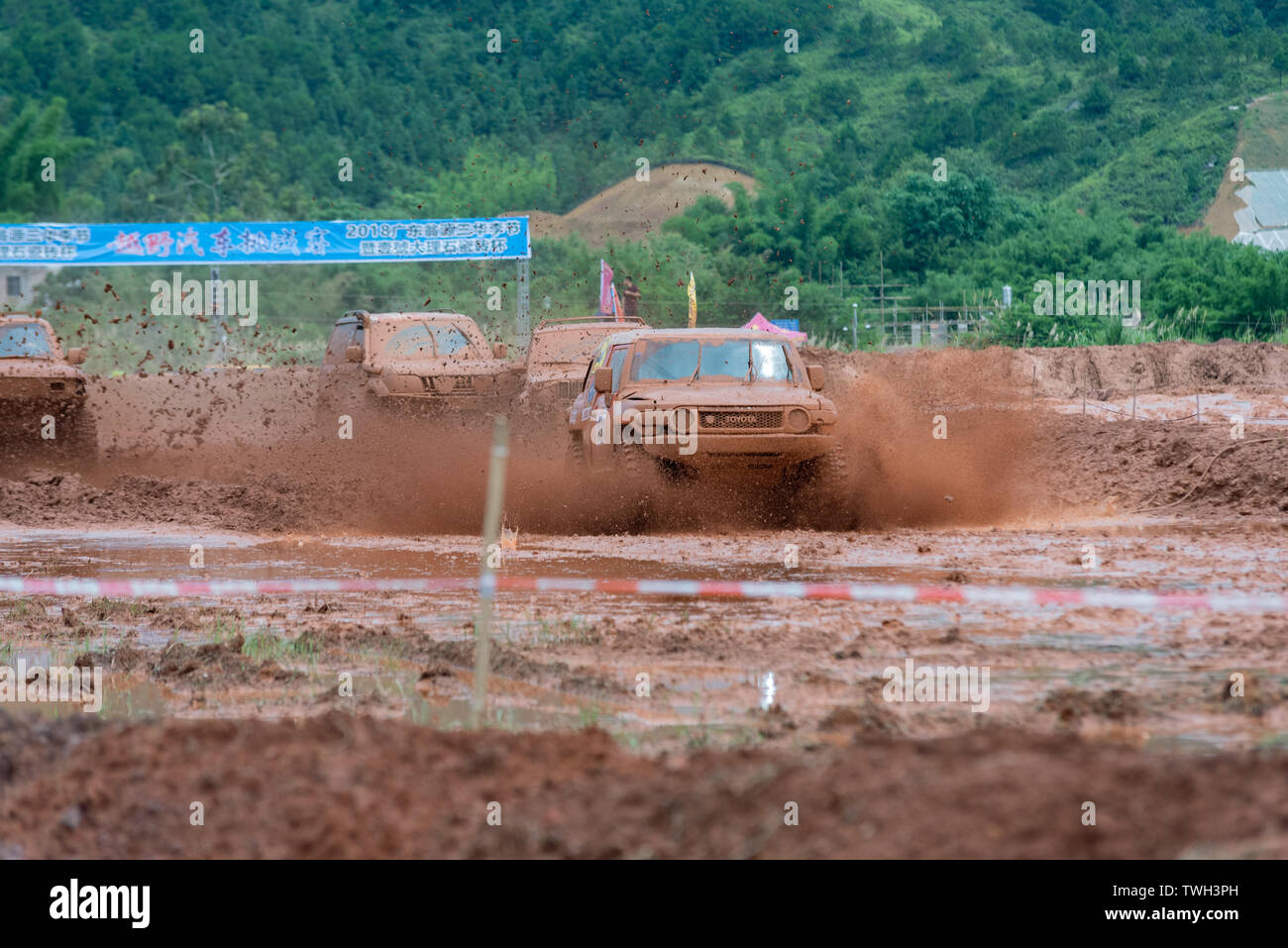 Land Cruiser Outdoor Car Cross Country Competition Stock Photo - Alamy