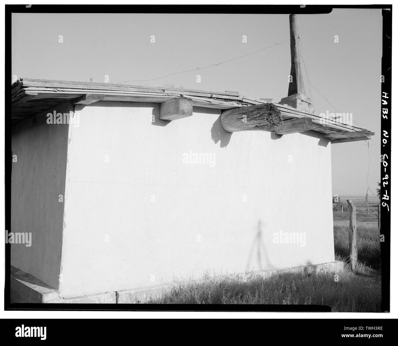 Residence, exterior roof detail, looking northeast. - Asa T. Haines ...