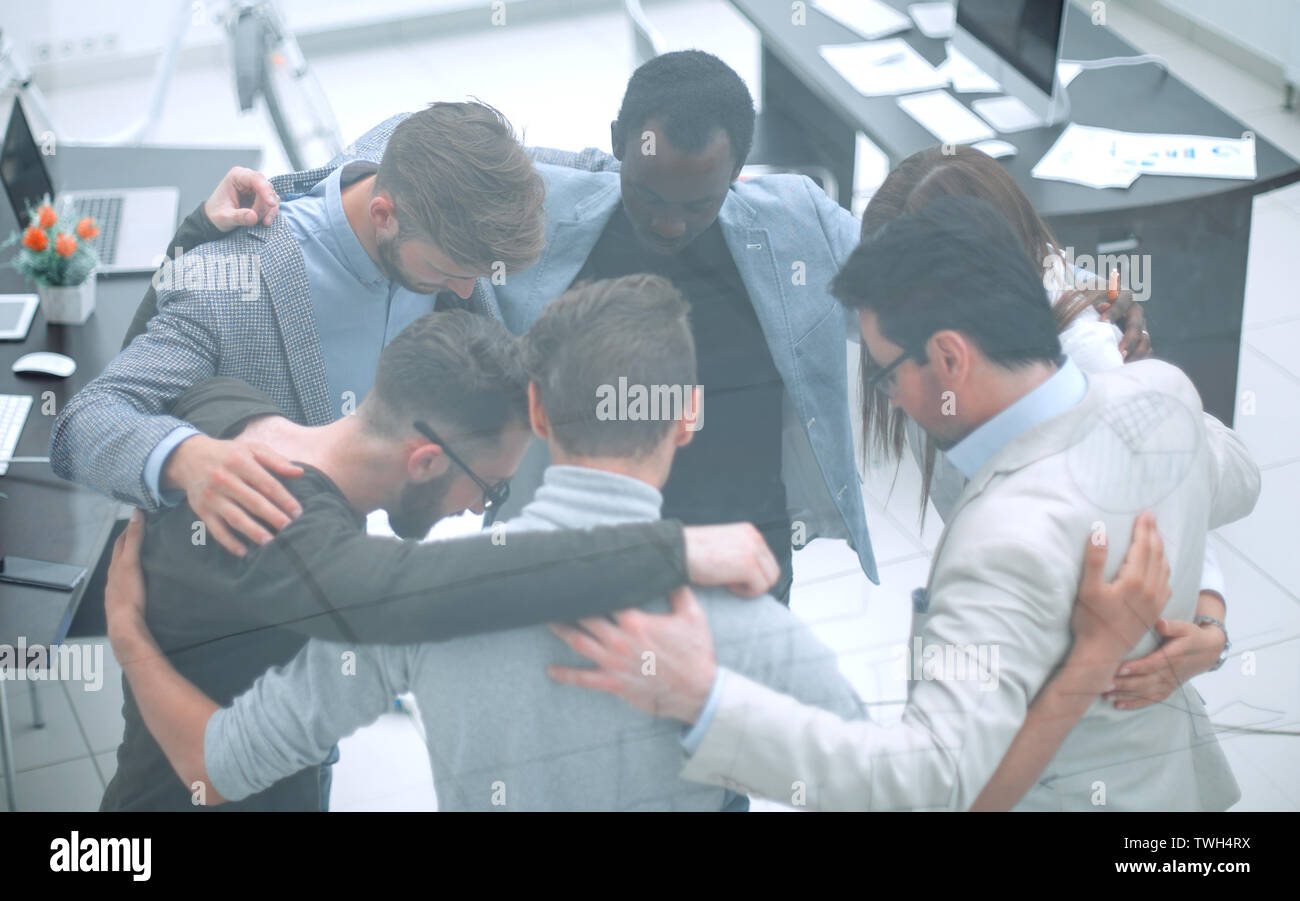 Men hug business suit hi-res stock photography and images - Alamy