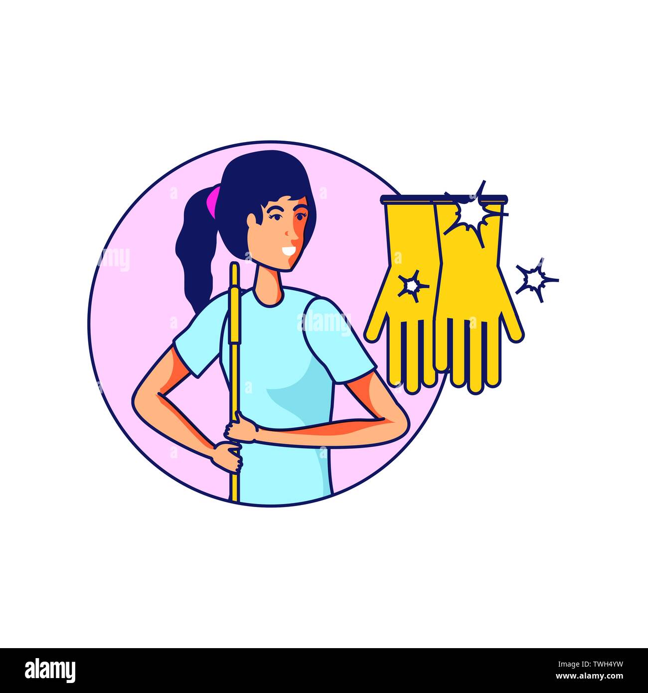 Cleaning bucket design, Object home work hygiene equipment domestic and ...