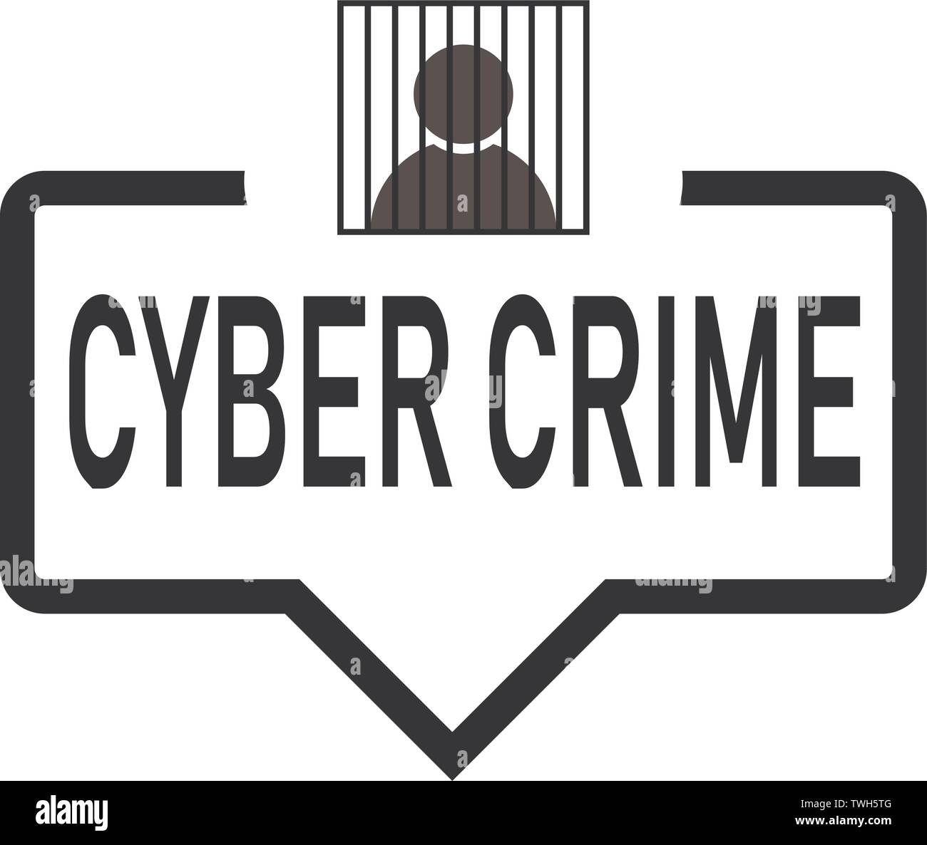 Cybercrime Logo Black