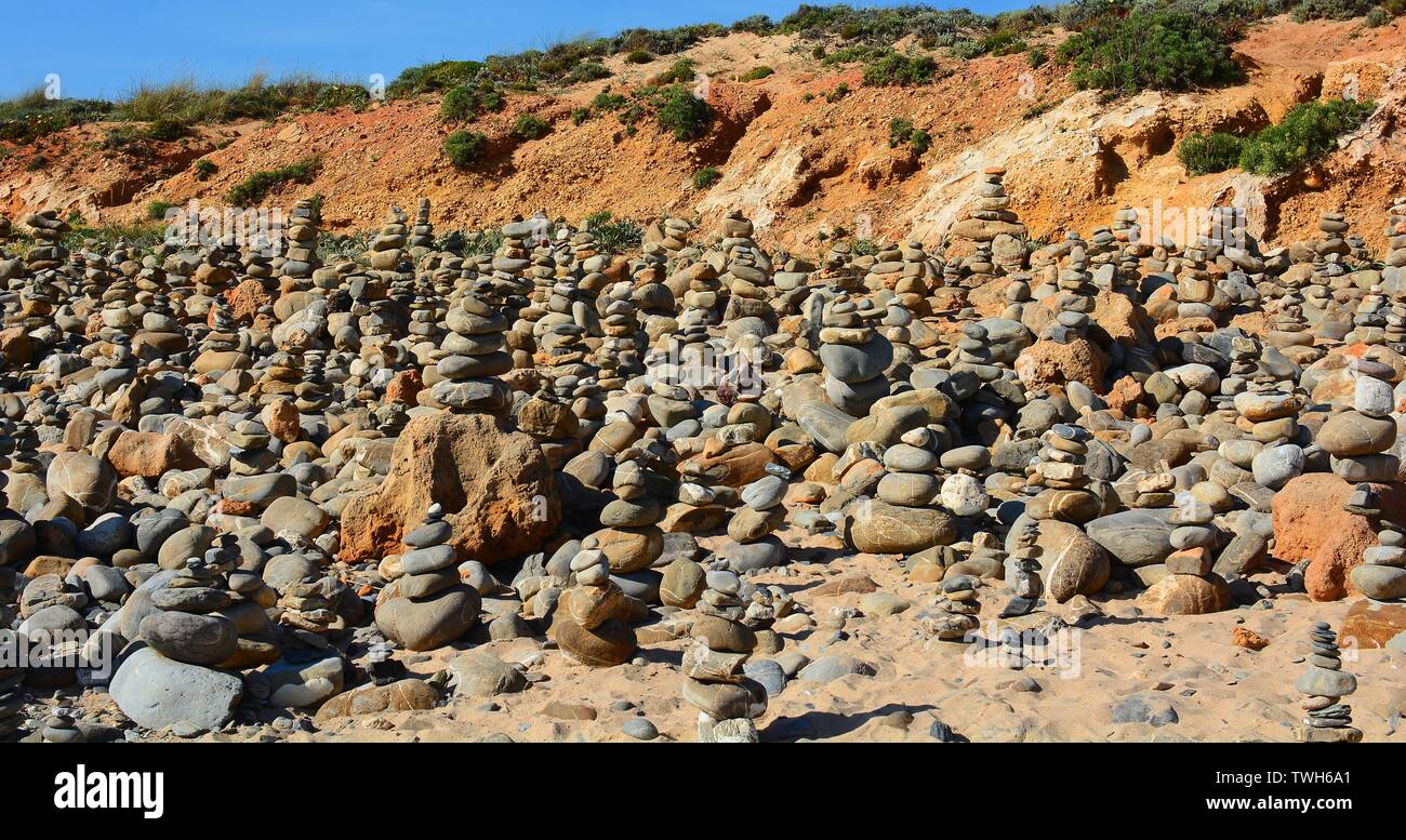 Ocean shore stone landscape Stock Photo - Alamy