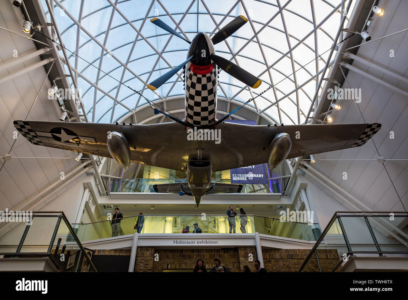 Iconic US World War 2 fighter aircraft on display in the Imperial War ...
