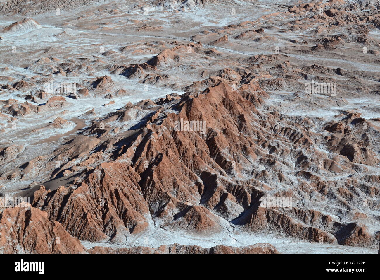 In Valle de Marte (Mars valley) in Atacama Desert, Northern Chile you ...