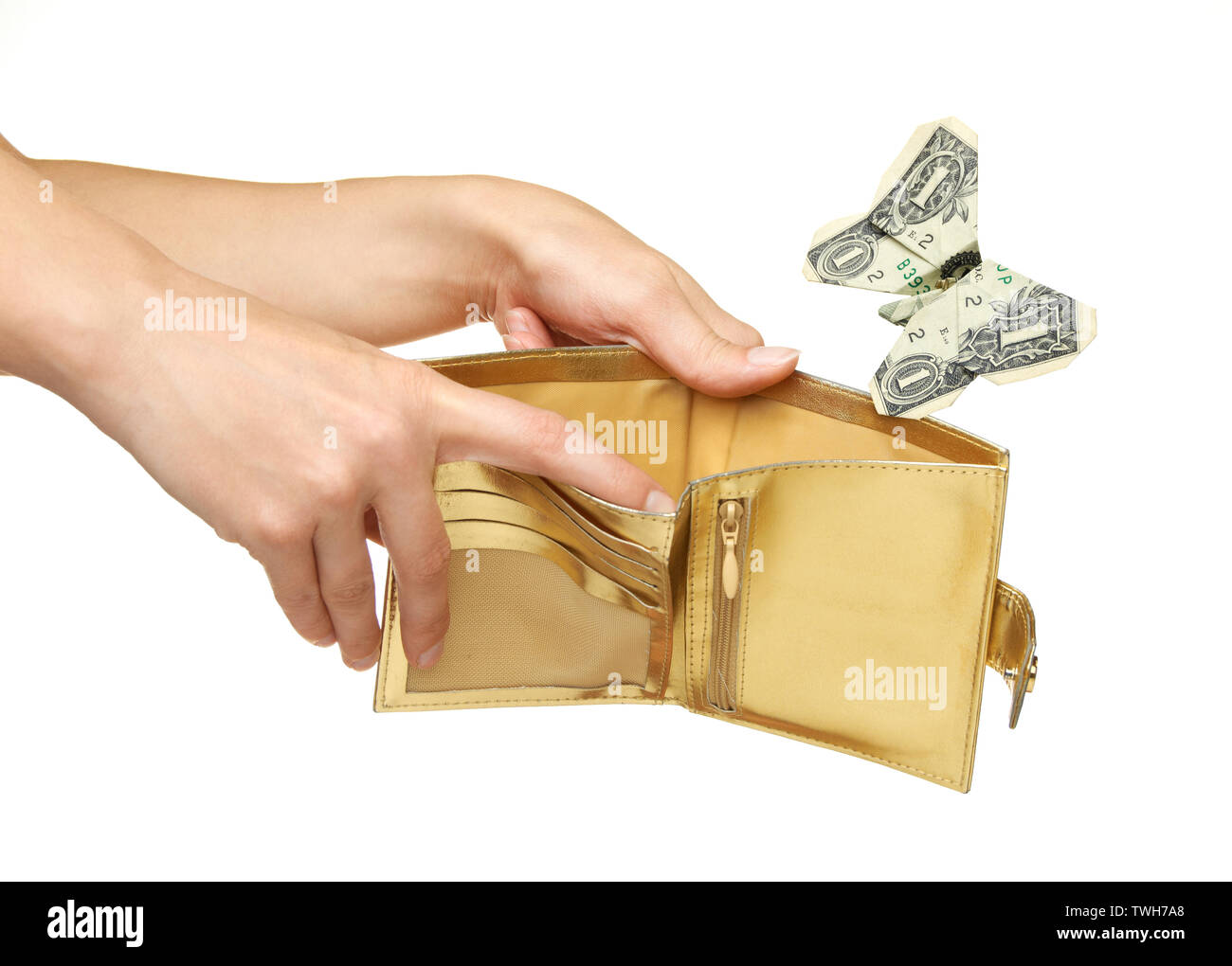 Dollar bill origami hi-res stock photography and images - Alamy