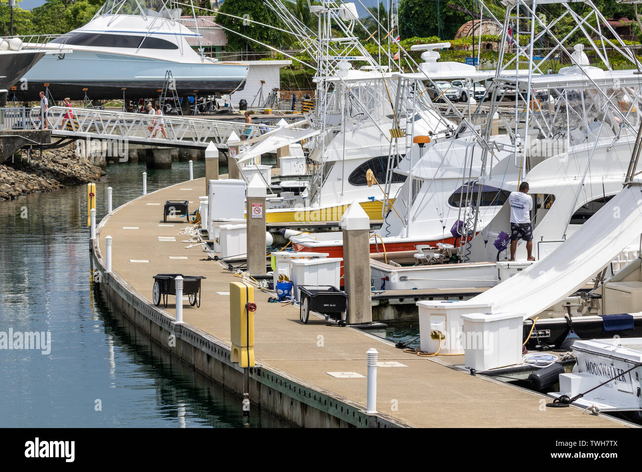 Quepos is a small booming harbor town on the Pacific coast of Costa ...