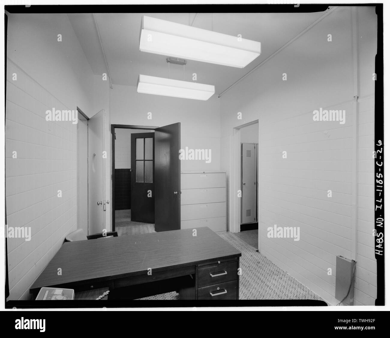 Room 306, originally doctor's changing room. - Chanute Air Force Base ...