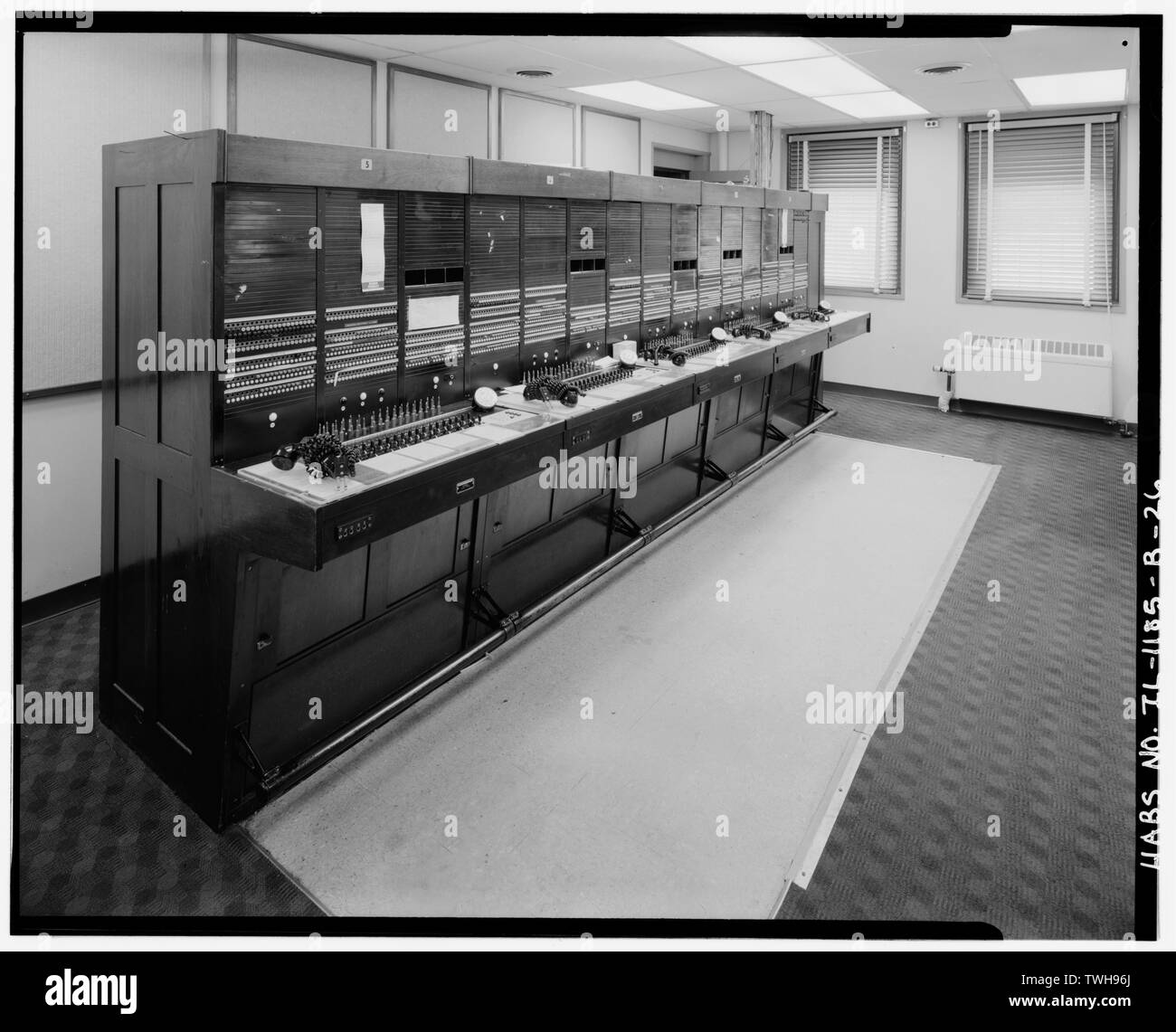 Room A-110. Patch bay for Chanute AFB telephone system. - Chanute Air ...