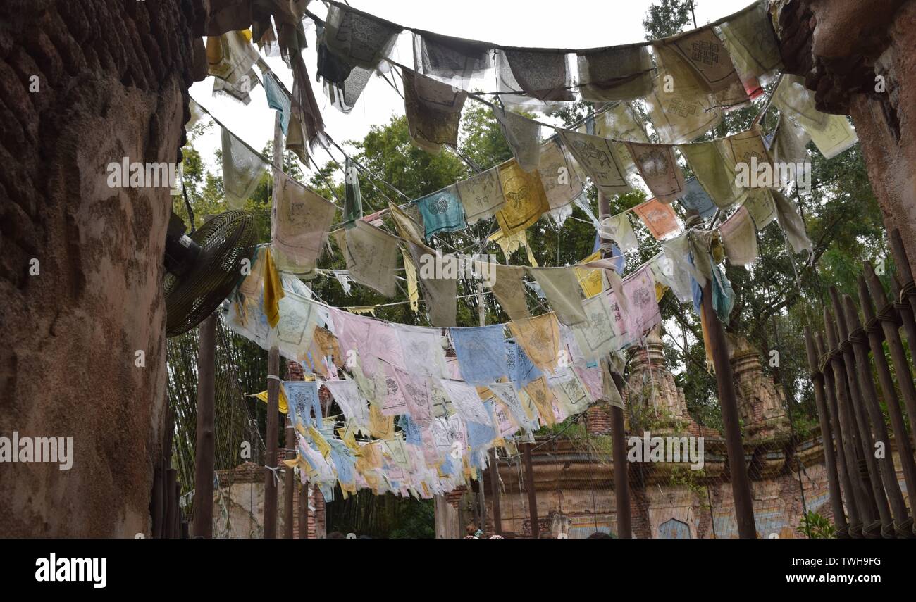 cloth hanging from above Stock Photo - Alamy