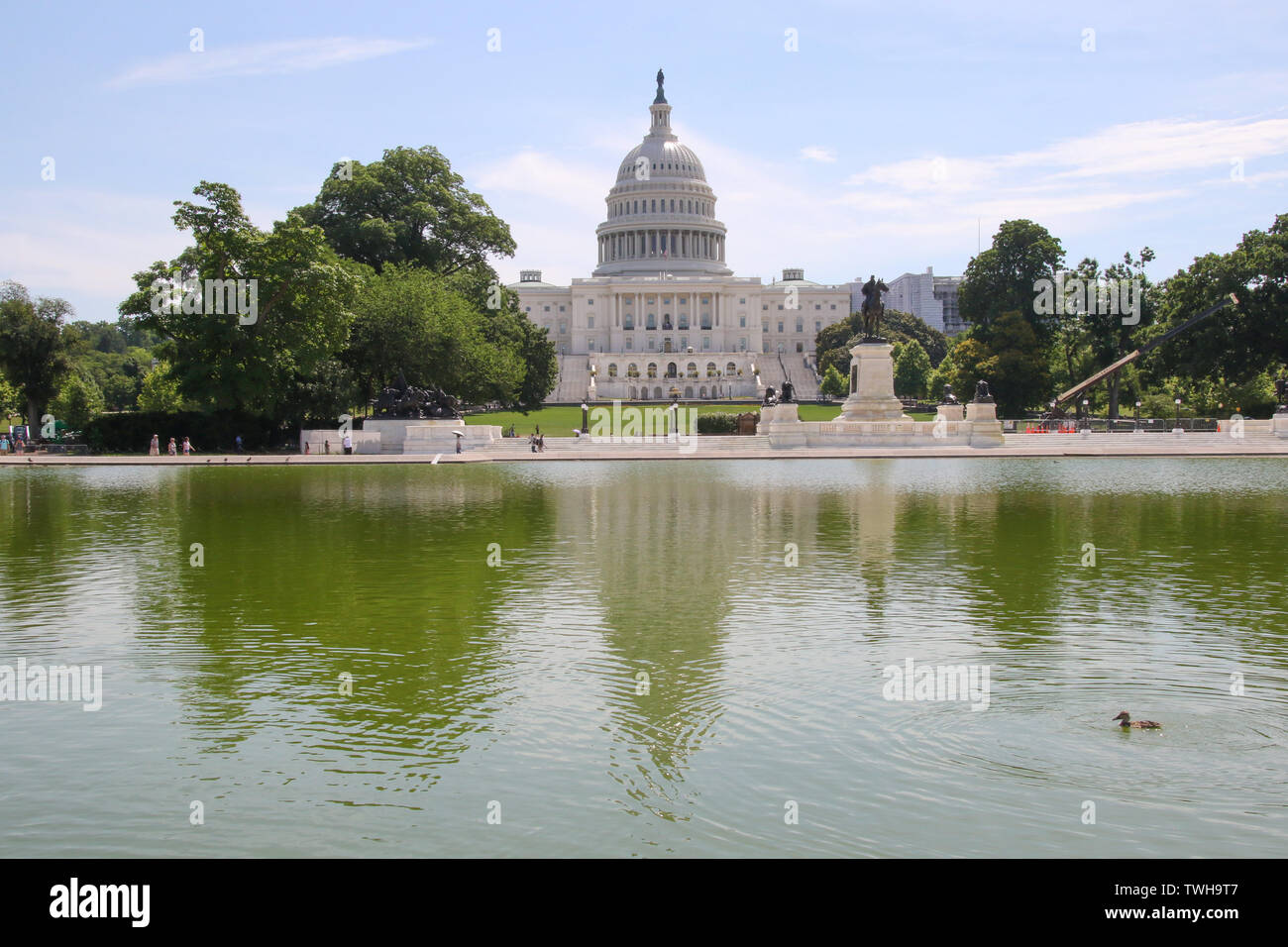 Capitol Building & National Mall, Washington DC Stock Photo - Alamy