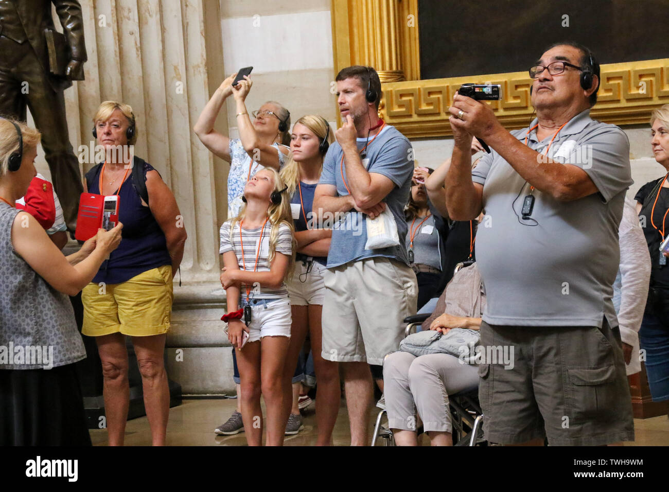 Capitol Building restoration, Washington DC Stock Photo - Alamy