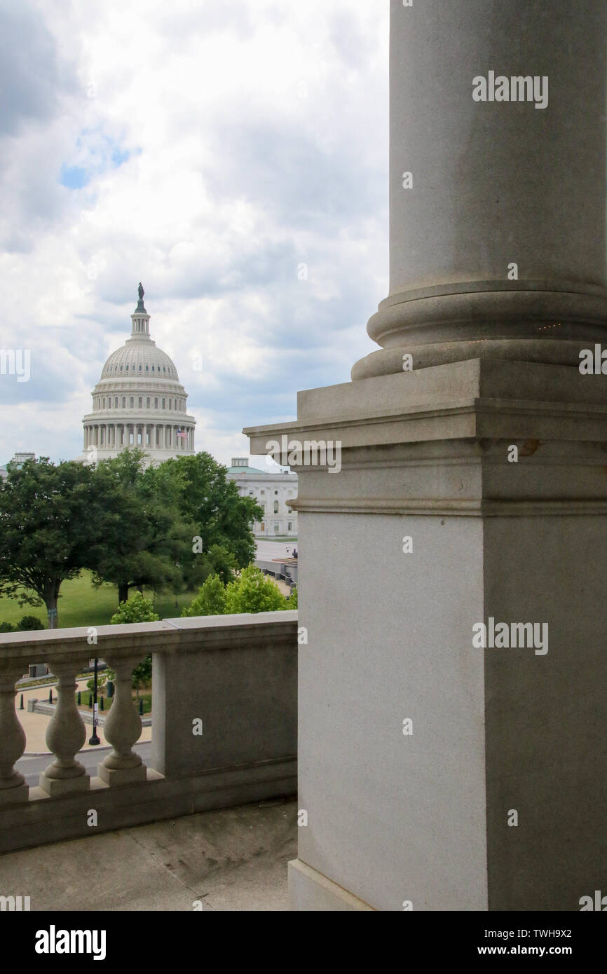 Capitol Building restoration, Washington DC Stock Photo - Alamy