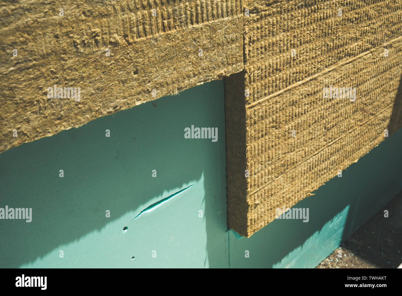 External wall insulation wool hi-res stock photography and images - Alamy