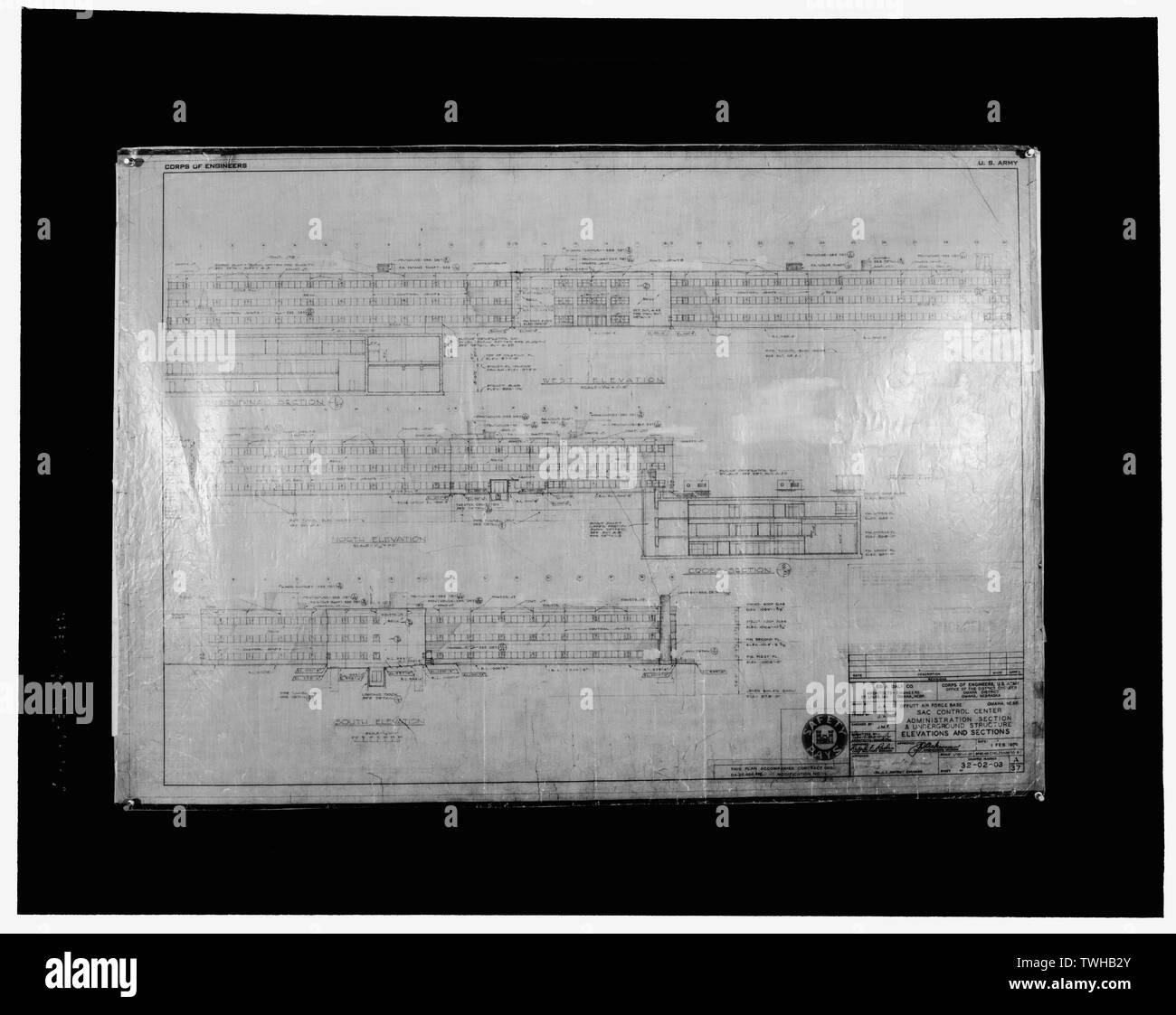 SAC control center administration section and underground structure ...