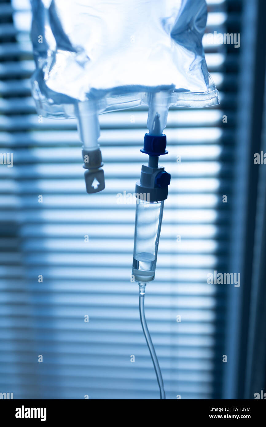 Intravenous drip in the ward Stock Photo - Alamy