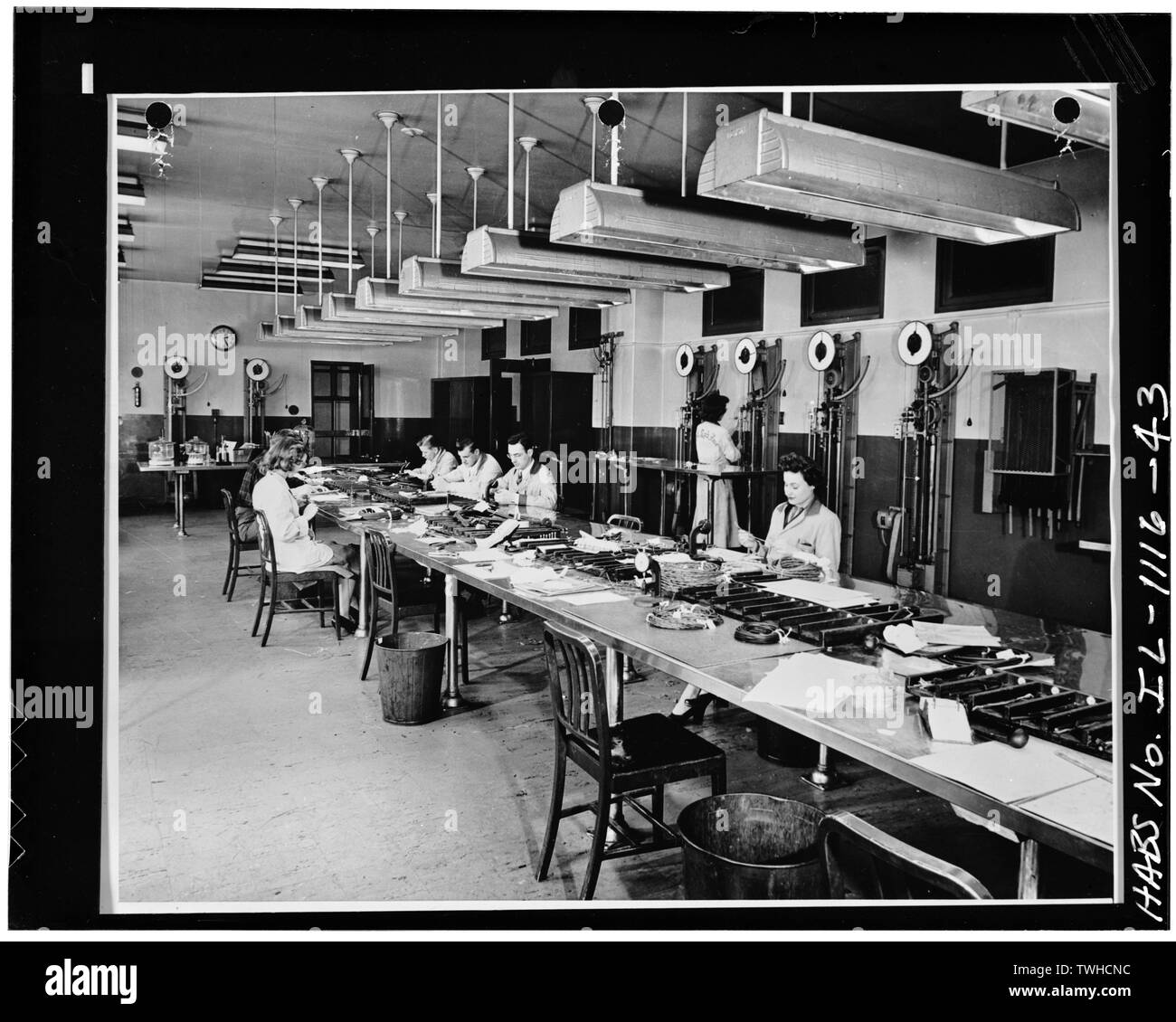 SCENE OF TESTING WORK, TAKEN CIRCA 1940s - Underwriters' Laboratories ...