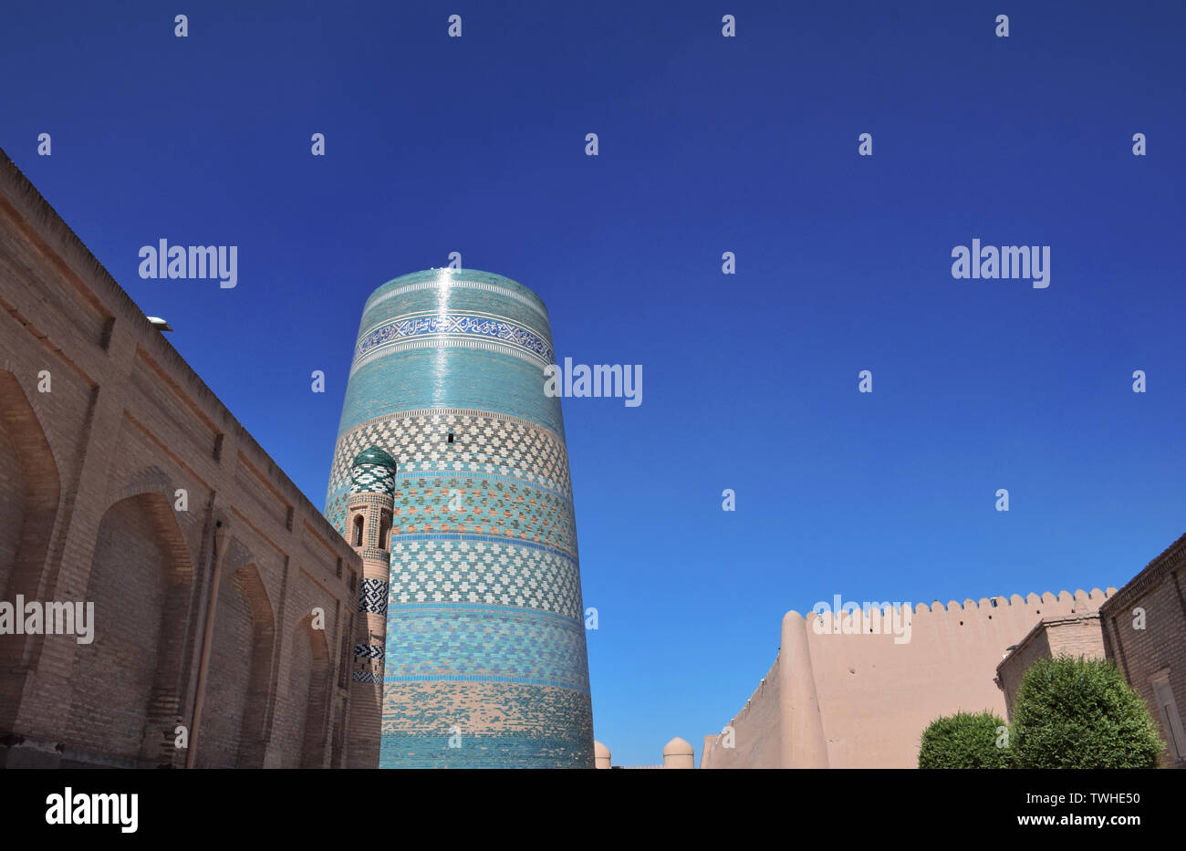 Ancient city of Khwarezm and its archaeological marvels at Khiva Stock ...