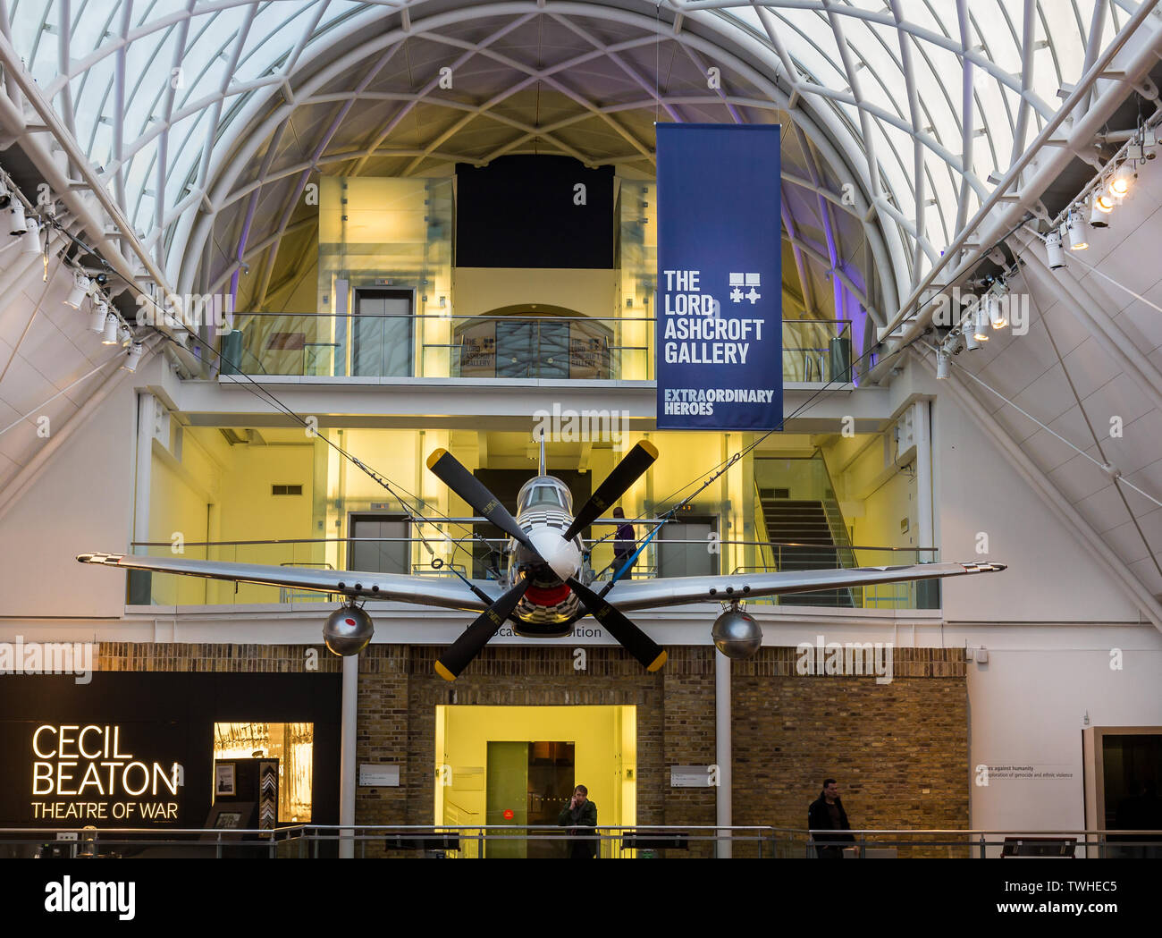 Iconic US World War 2 fighter aircraft on display in the Imperial War ...