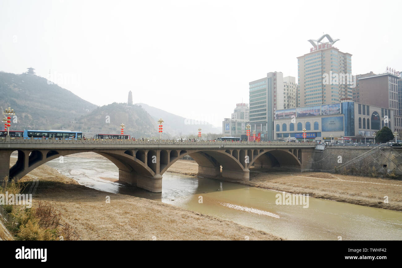 Scenery of Yan'an Stock Photo - Alamy