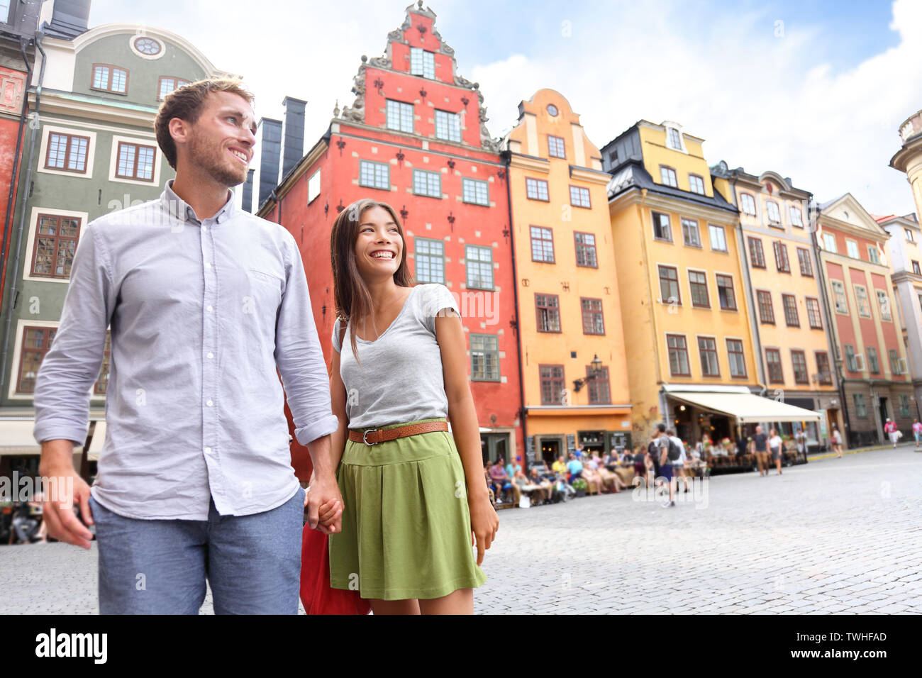 Stockholm gamla stan couple hi-res stock photography and images - Alamy