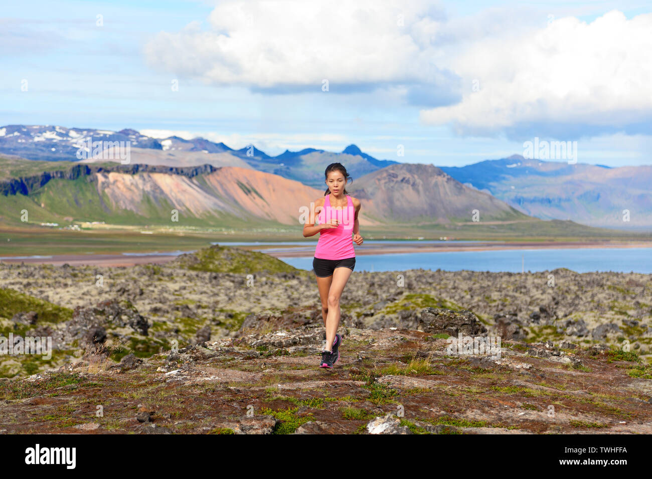 Female cross country runner in hi-res stock photography and images - Alamy