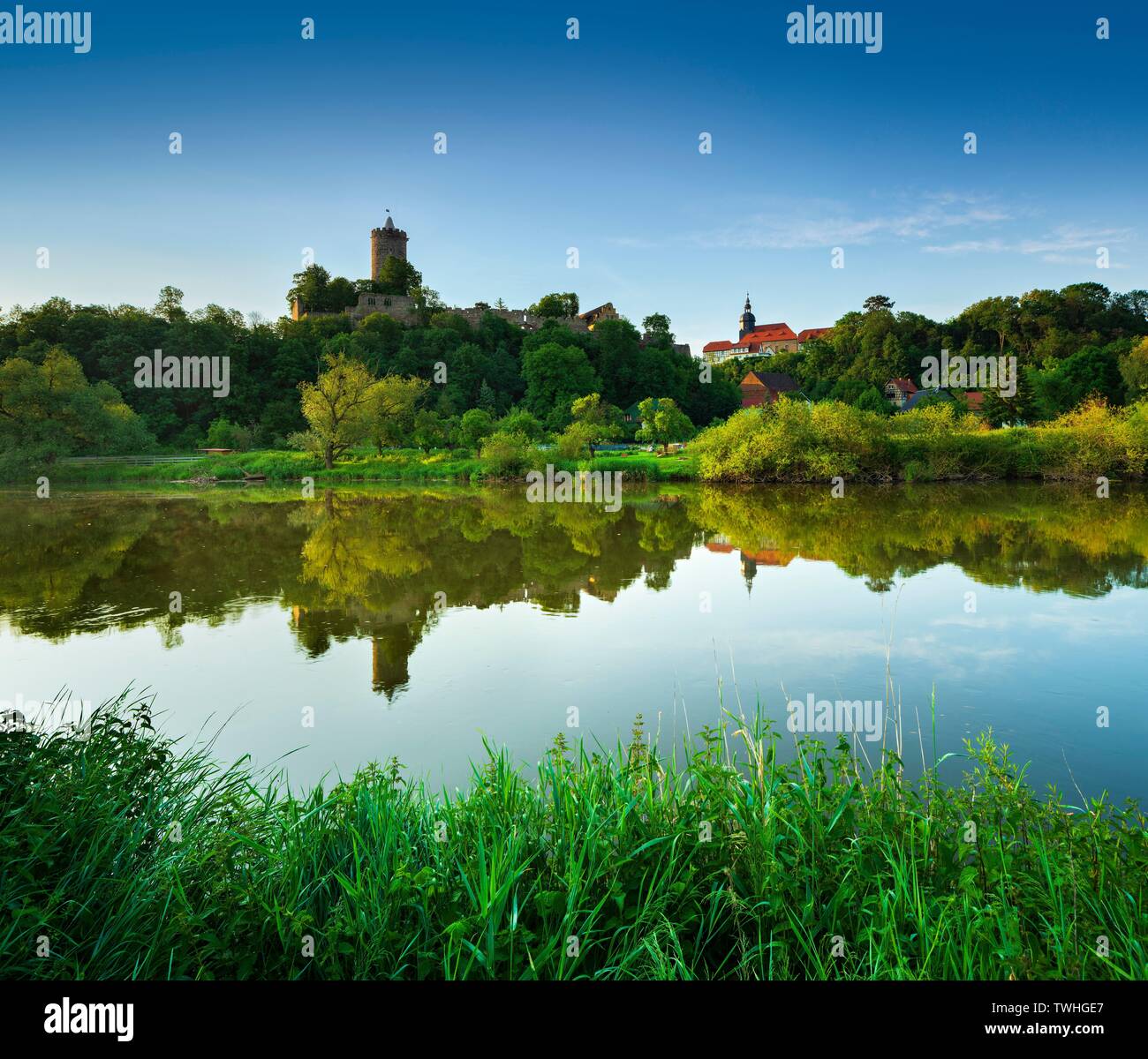 Saale River Saxony Anhalt Germany High Resolution Stock Photography and ...
