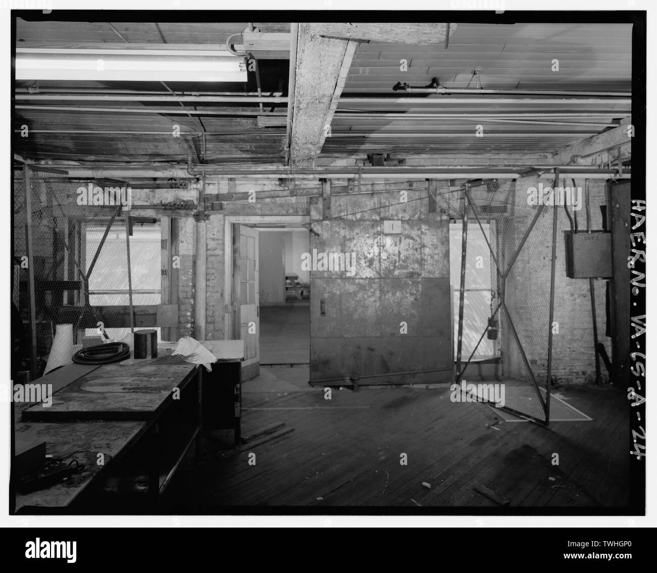 SECOND FLOOR, DETAIL OF FIRE DOOR TO BUILDING 29 BRIDGE - Norfolk Naval ...