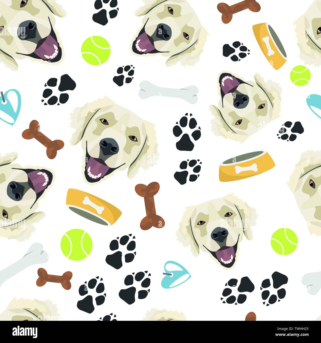 Labrador paw Stock Vector Images - Alamy