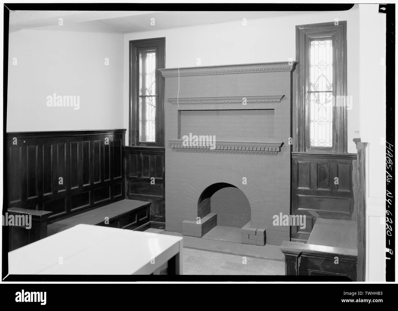 Orange wood floor Black and White Stock Photos & Images - Alamy