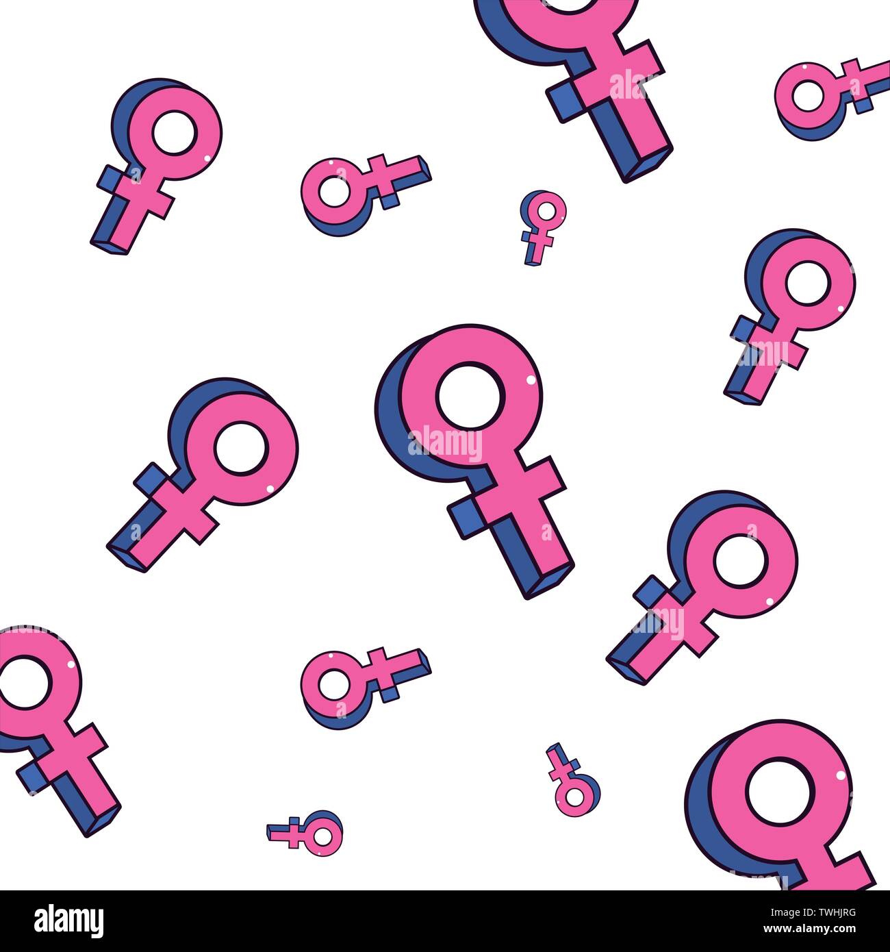 female gender pop art comic background vector illustration Stock Vector ...