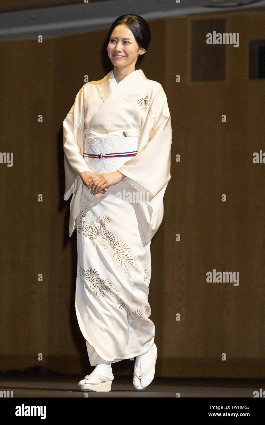 June 20, 2019 - Yokohama, Japan - Japanese actress Miki Nakatani attends the opening ceremony ...