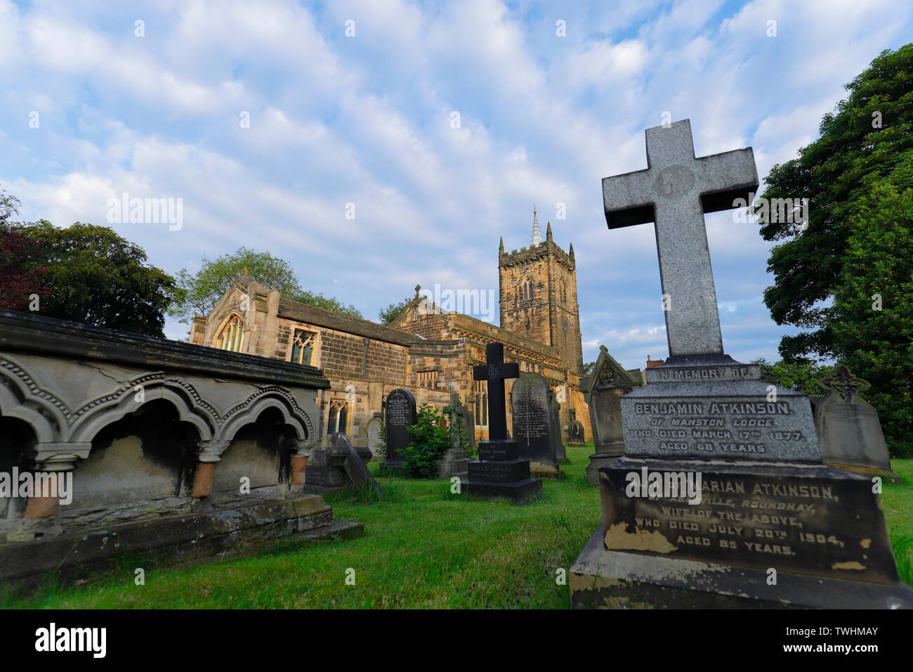 St Mary's Church in Whitkirk,Leeds,UK Stock Photo - Alamy