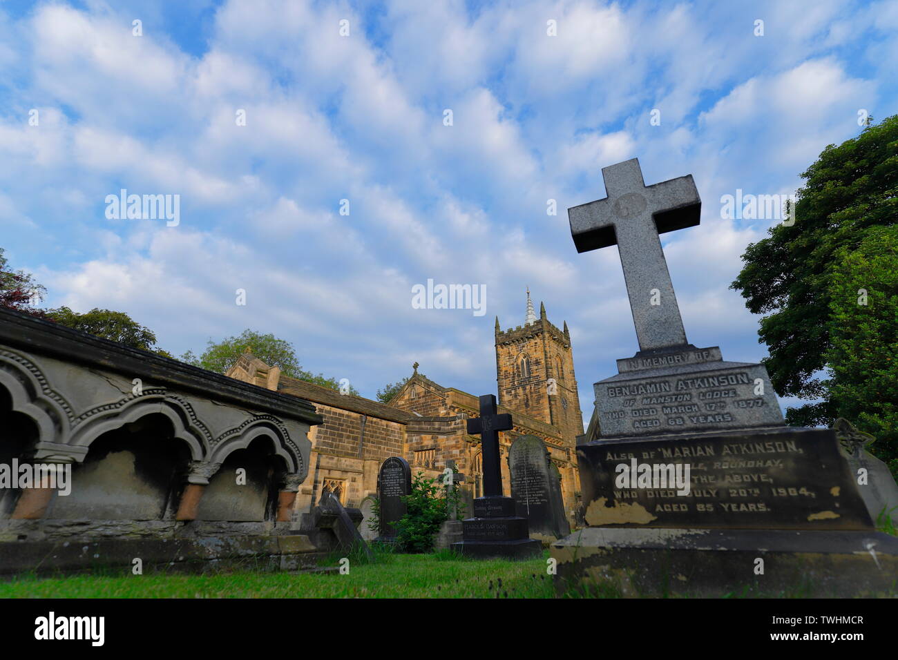 St Mary's Church in Whitkirk,Leeds,UK Stock Photo - Alamy
