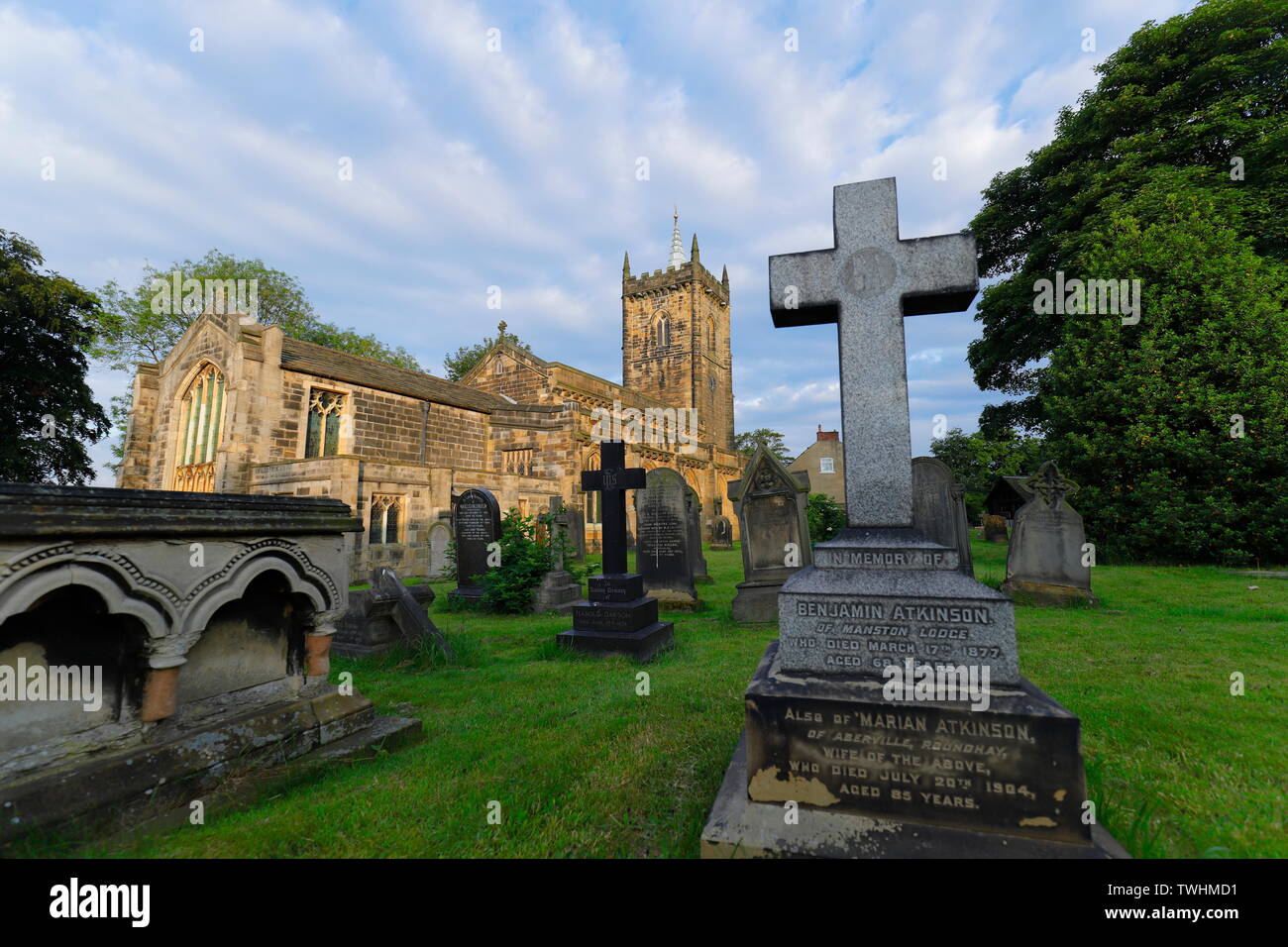 St Mary's Church in Whitkirk,Leeds,UK Stock Photo - Alamy