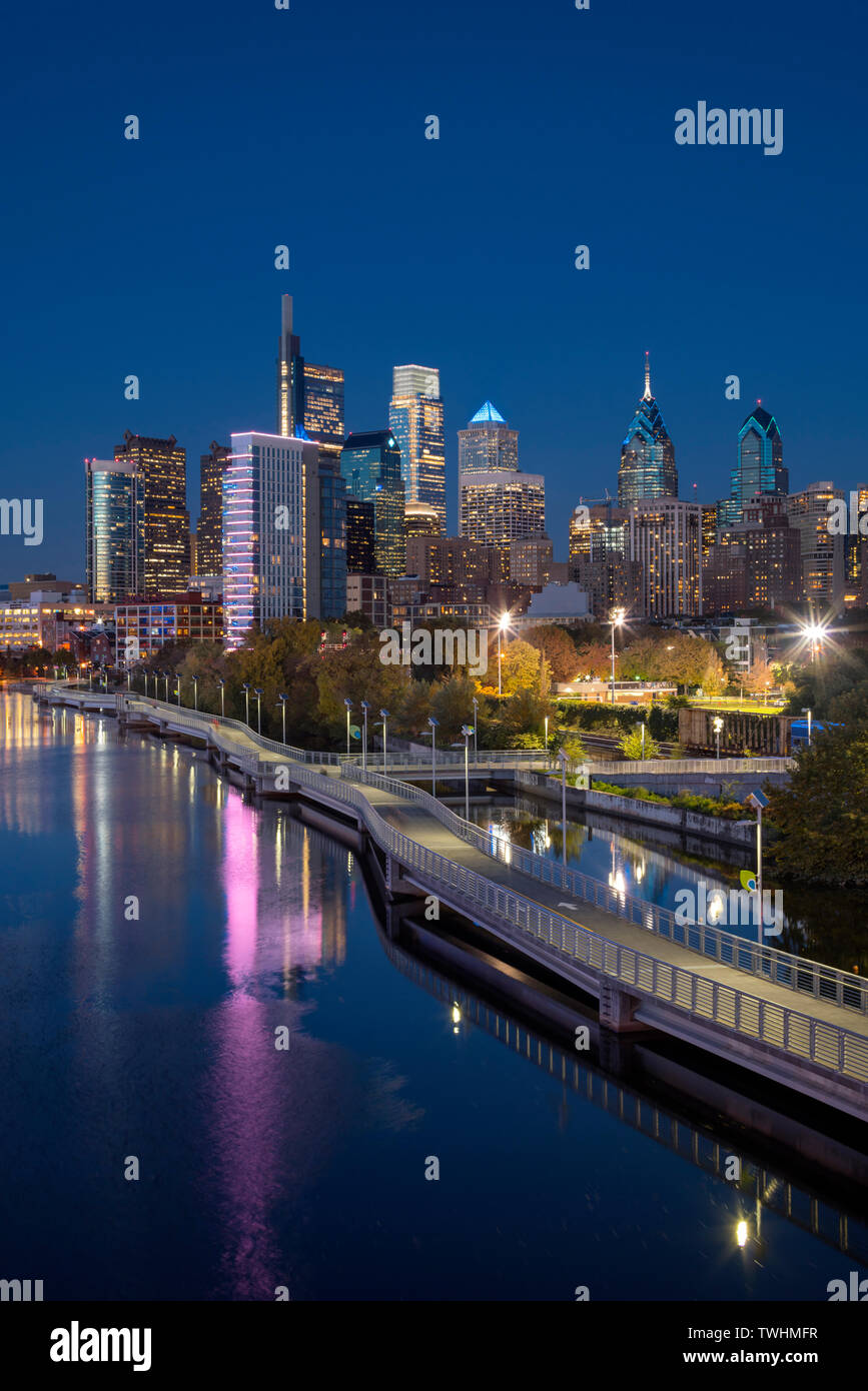 Schuylkill river boardwalk hi-res stock photography and images - Alamy