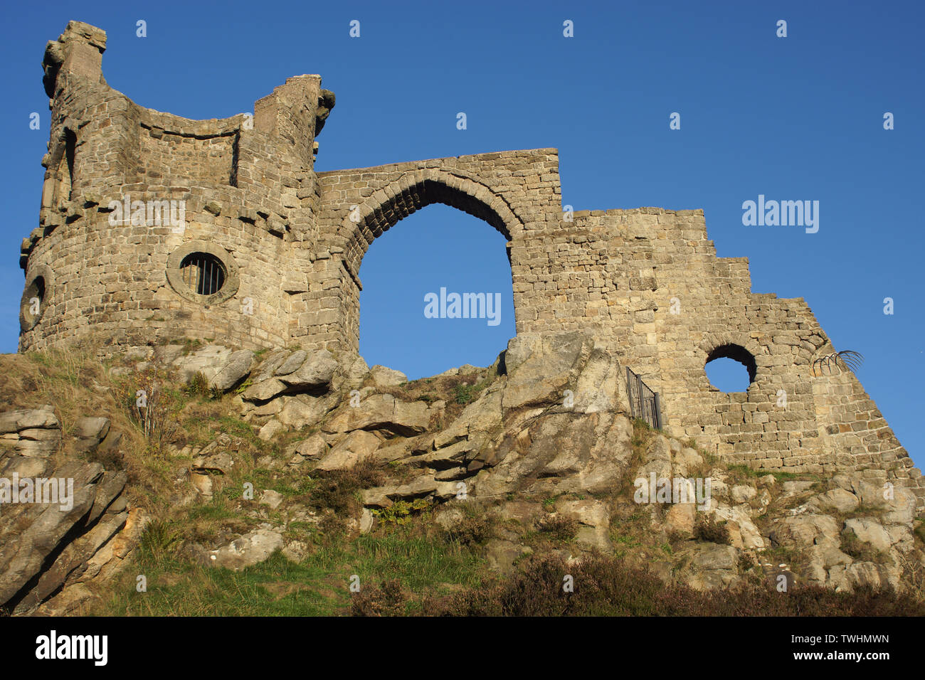 Mow cop castle hi-res stock photography and images - Alamy